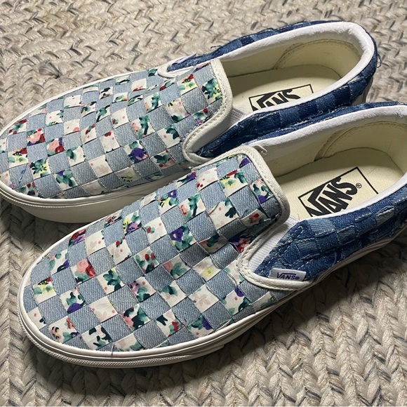 Vans | Shoes | 29 New With Tags Vans Woven Floral Multi Stackform ...